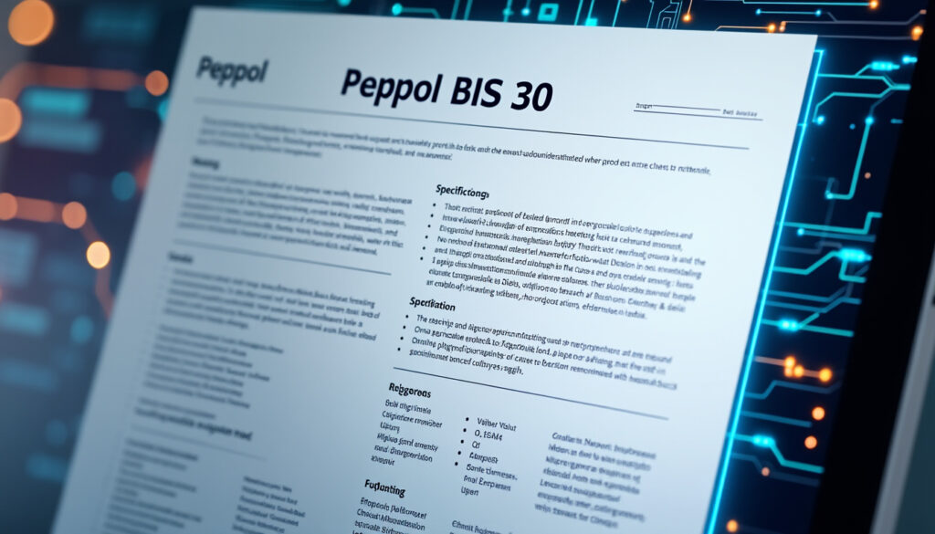 Peppol BIS 30 example file : Guide complet pour les débutants en EDI : L'Académie D'Entreprise